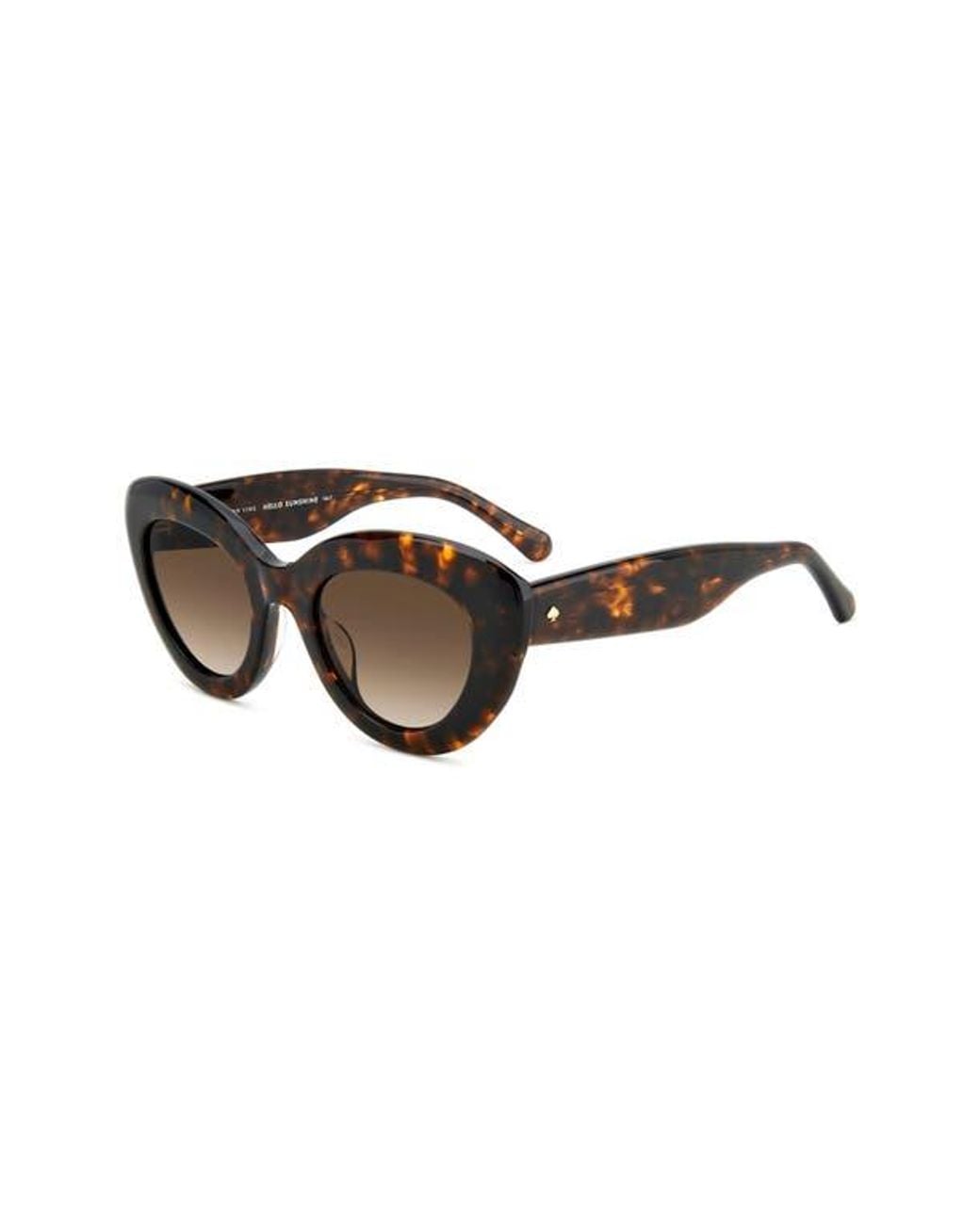 Kate Spade Capri 50Mm Gradient Cat Eye Sunglasses in Brown | Lyst