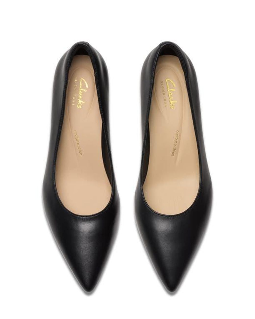Clarks Adela Court Pump in Black | Lyst