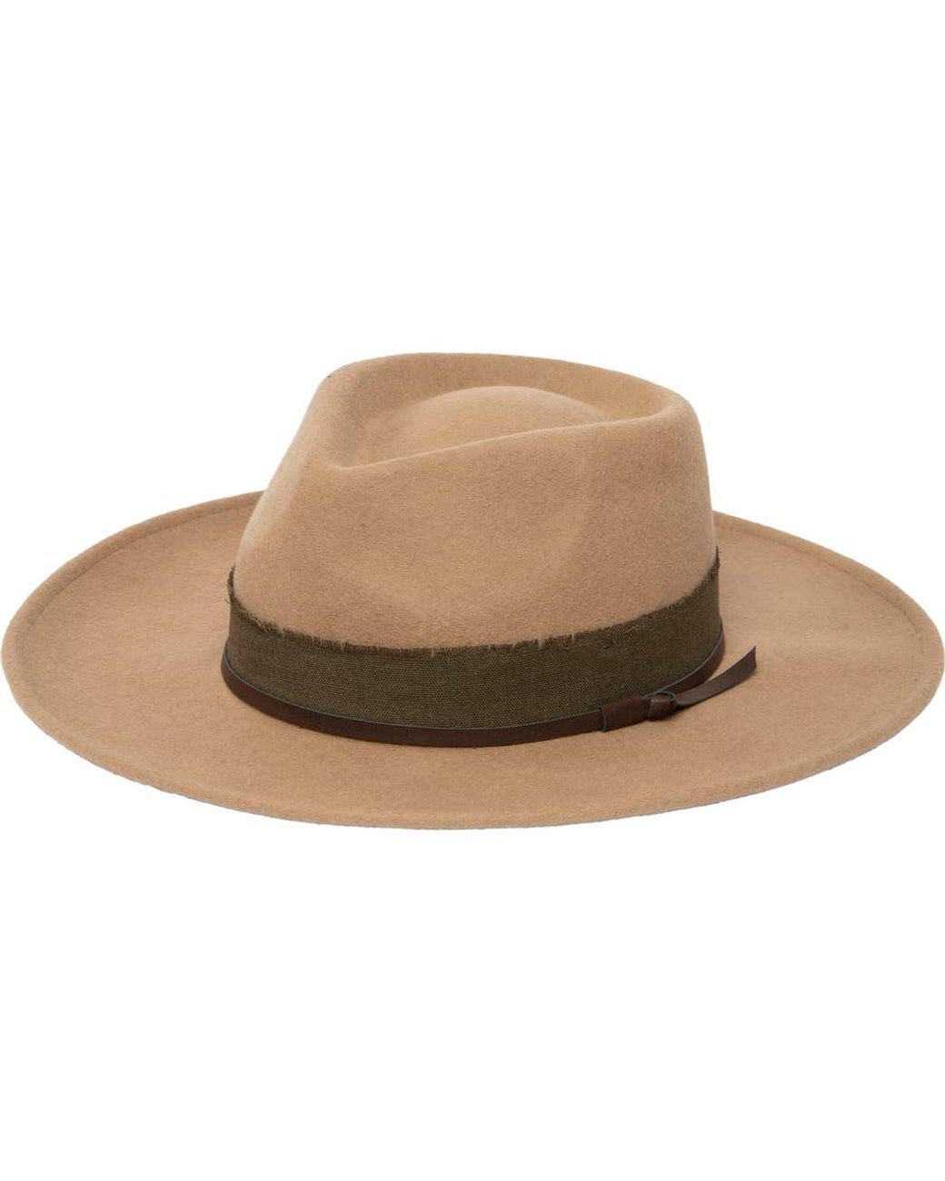 San Diego Hat Frye Pinch Crown Fedora in Natural for Men | Lyst