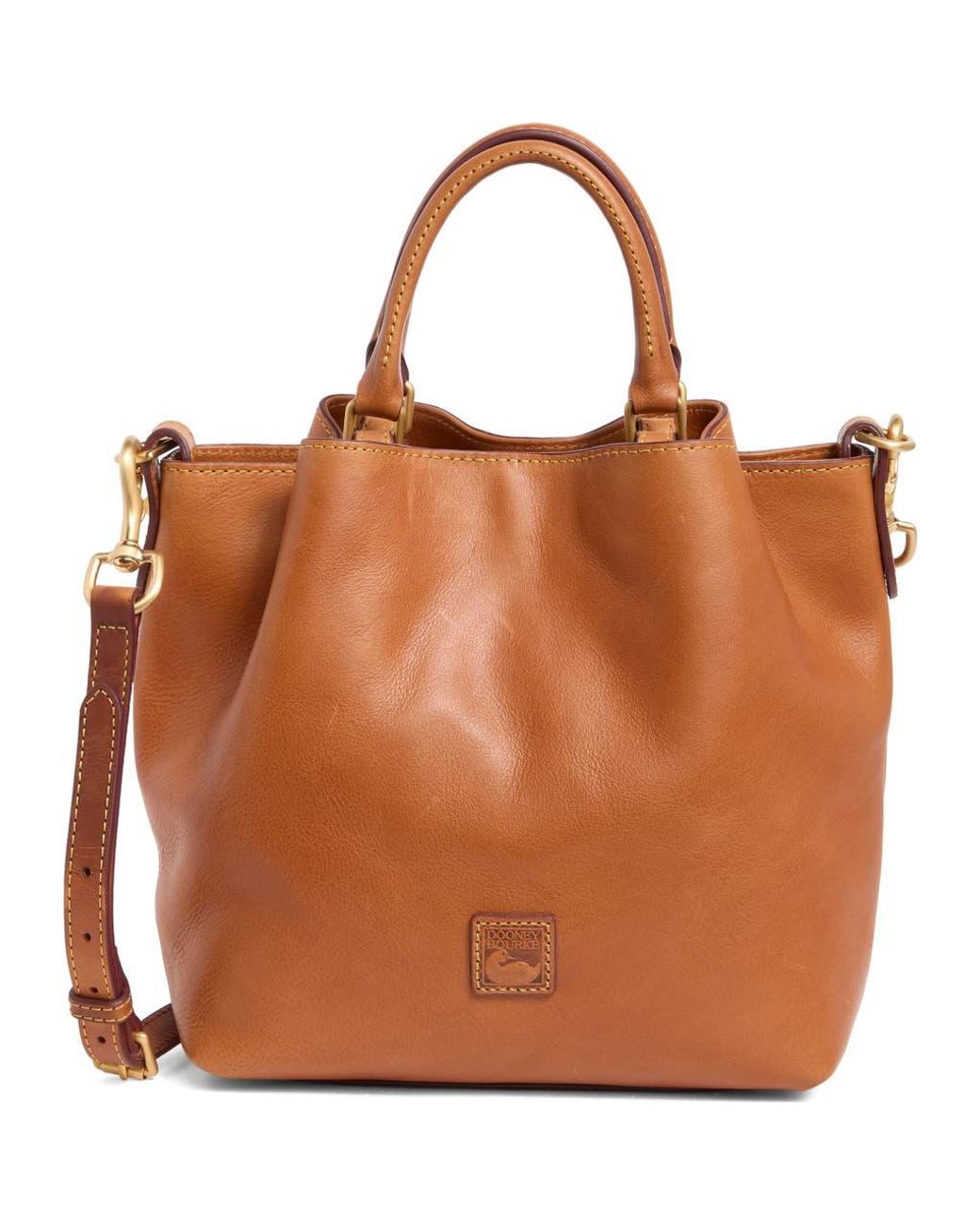 Dooney & Bourke Small Barlow Leather Tote Bag in Brown | Lyst