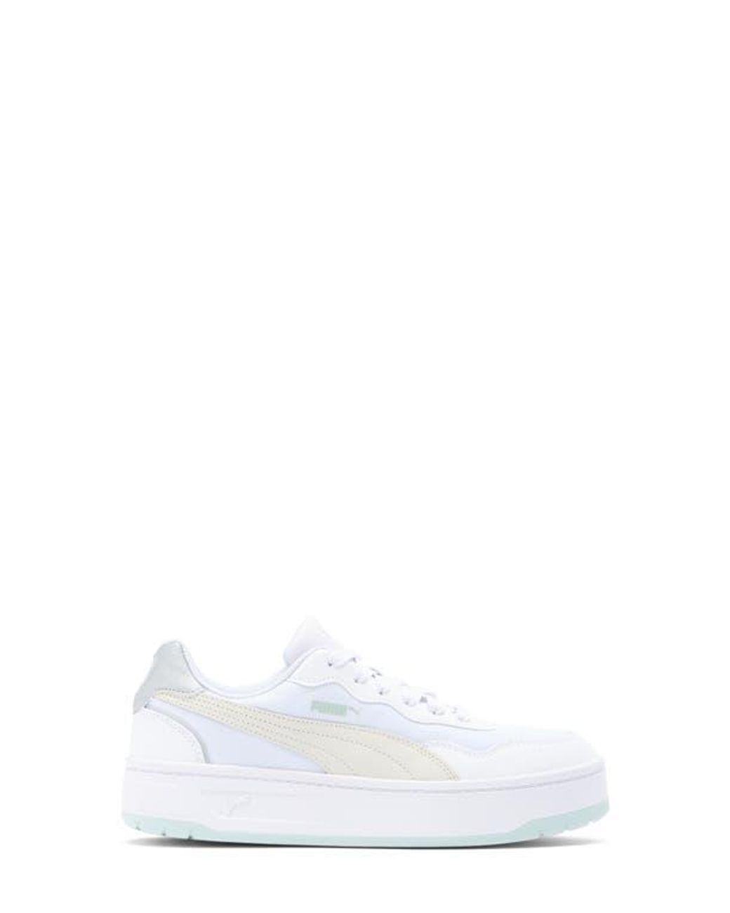 PUMA Court Lally Skye Platform Sneaker in White | Lyst