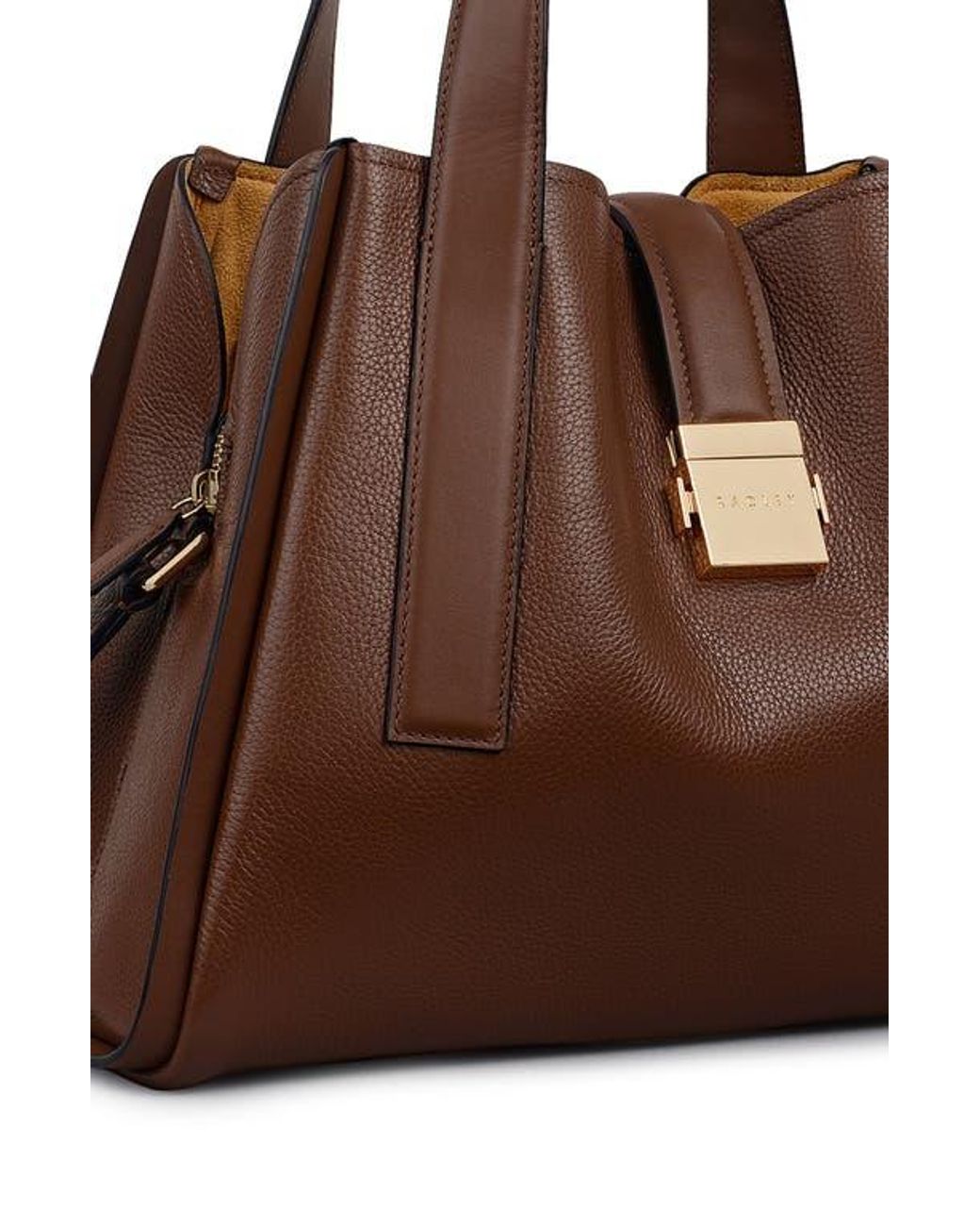 Radley Sloane Mews Medium Leather Satchel in Brown | Lyst