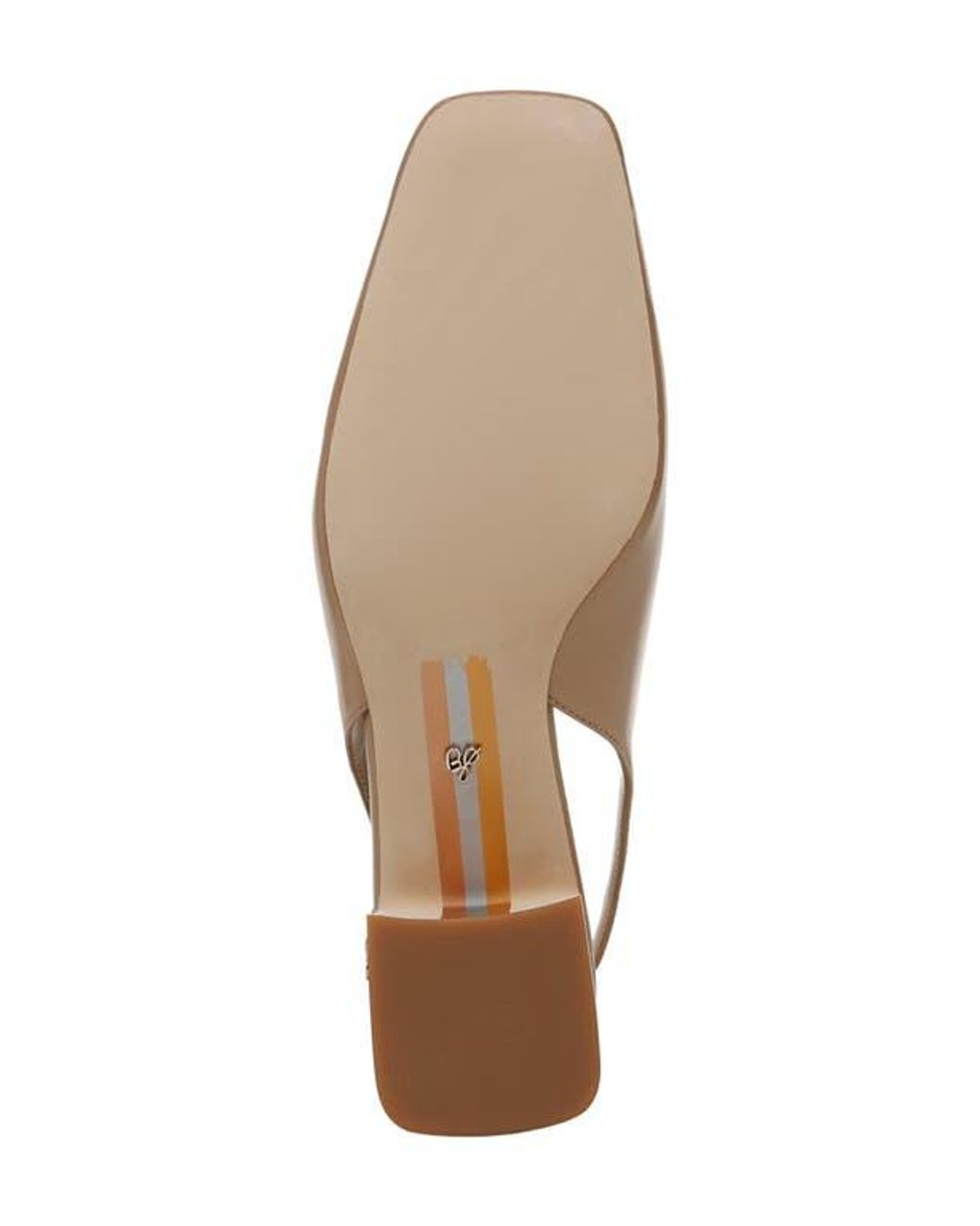 Sam Edelman Terra Slingback Pump in Natural | Lyst