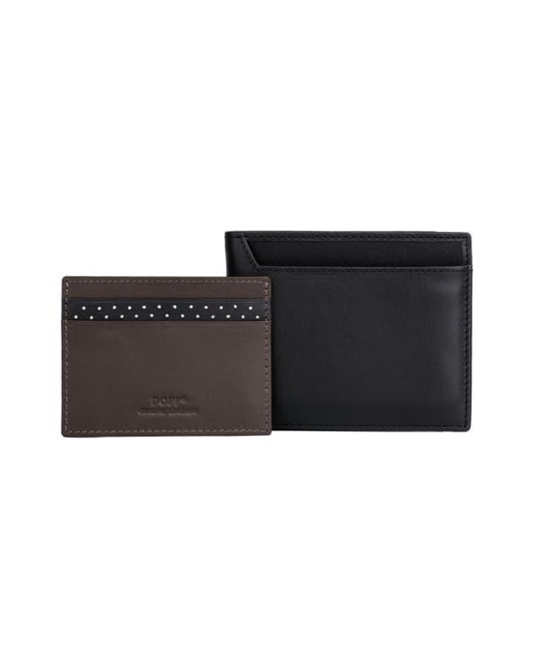 Buxton Rfid Convertible Thinfold Leather Wallet in Black for Men | Lyst