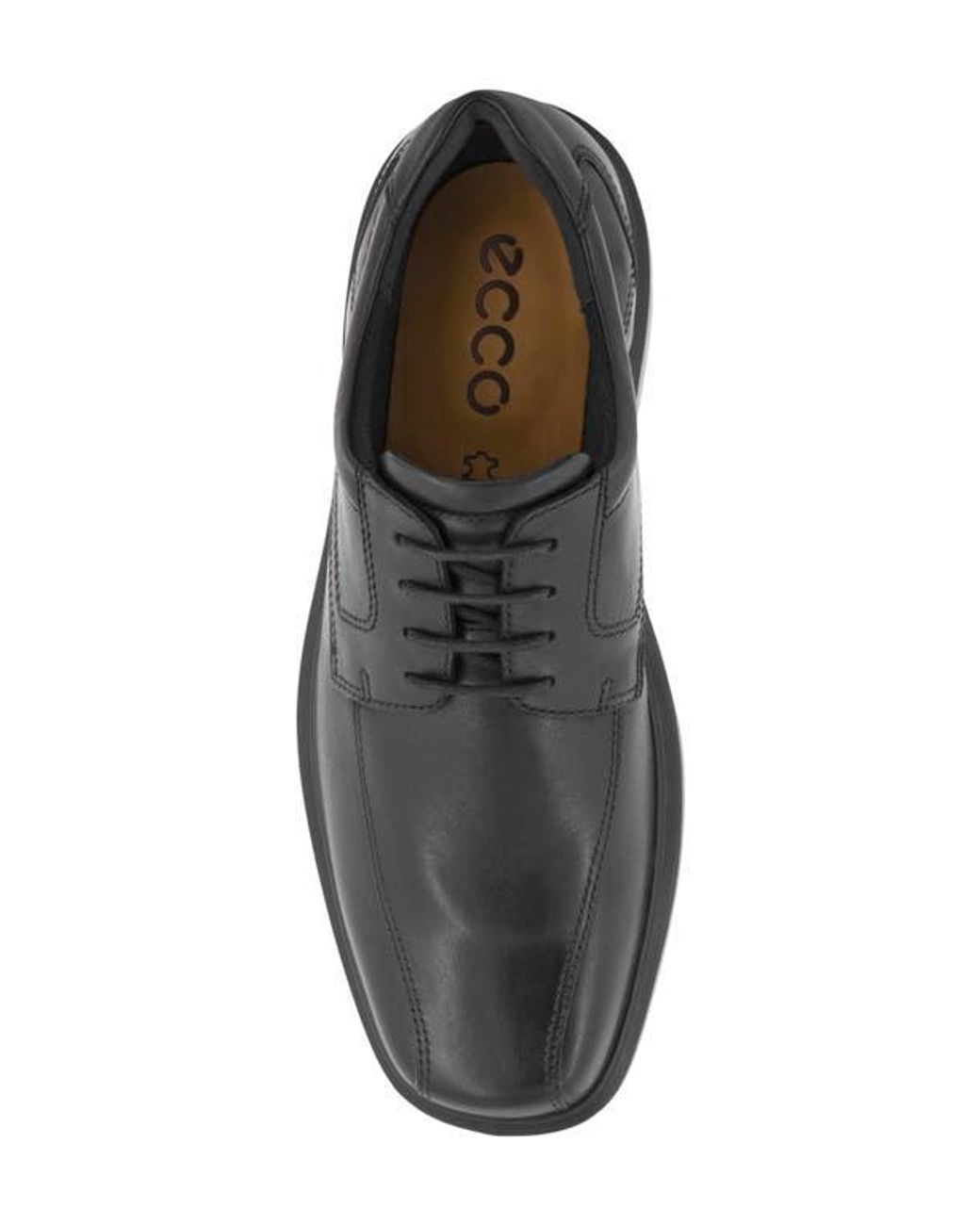 Ecco Helsinki Classic Bike Toe Derby in Black for Men | Lyst