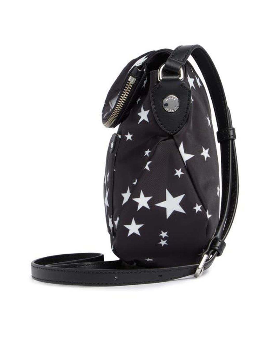 Marc Jacobs Star Print Preppy Nylon Mini Messenger Bag in Black | Lyst