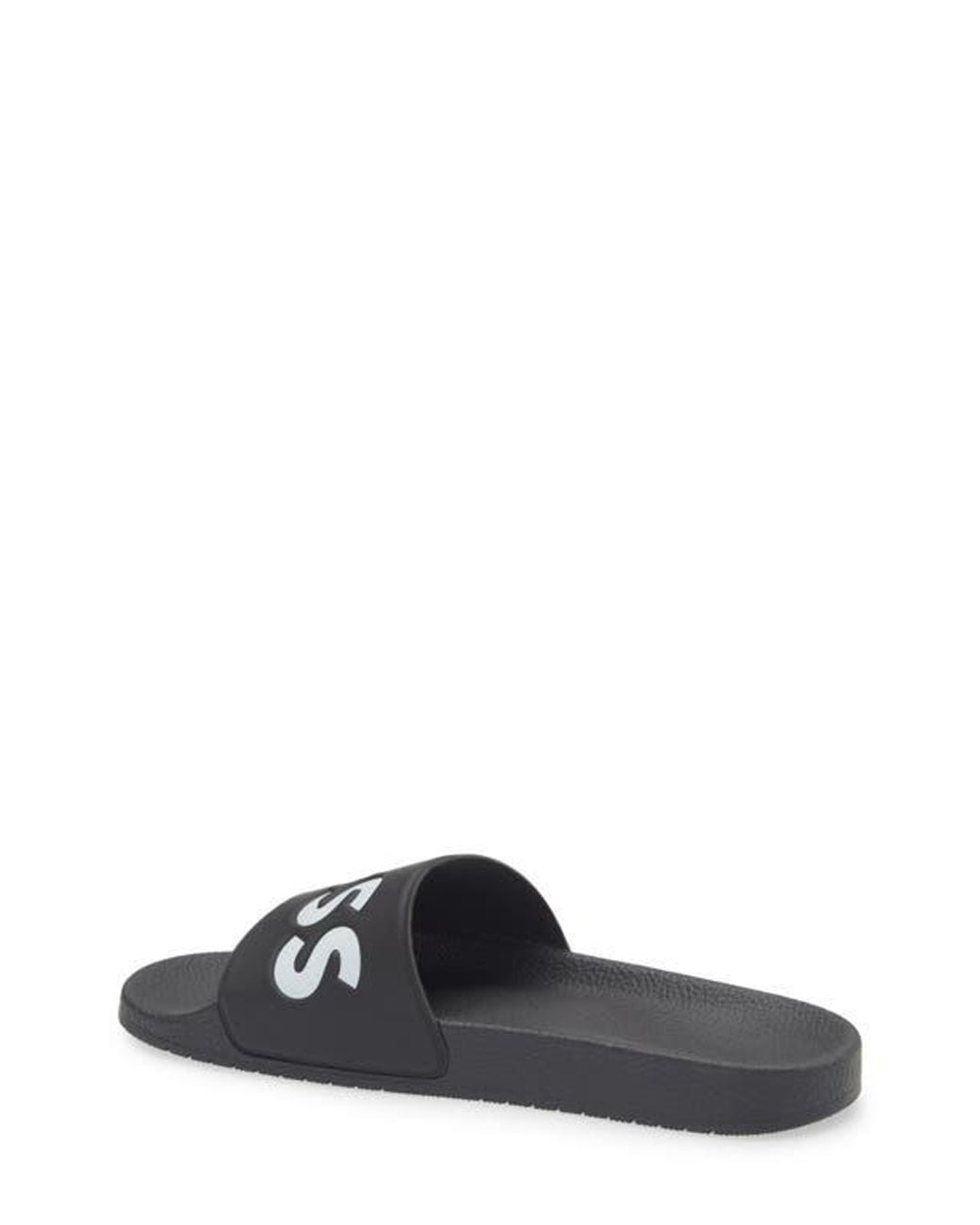 BOSS Aryeh Slide Sandal in White for Men | Lyst