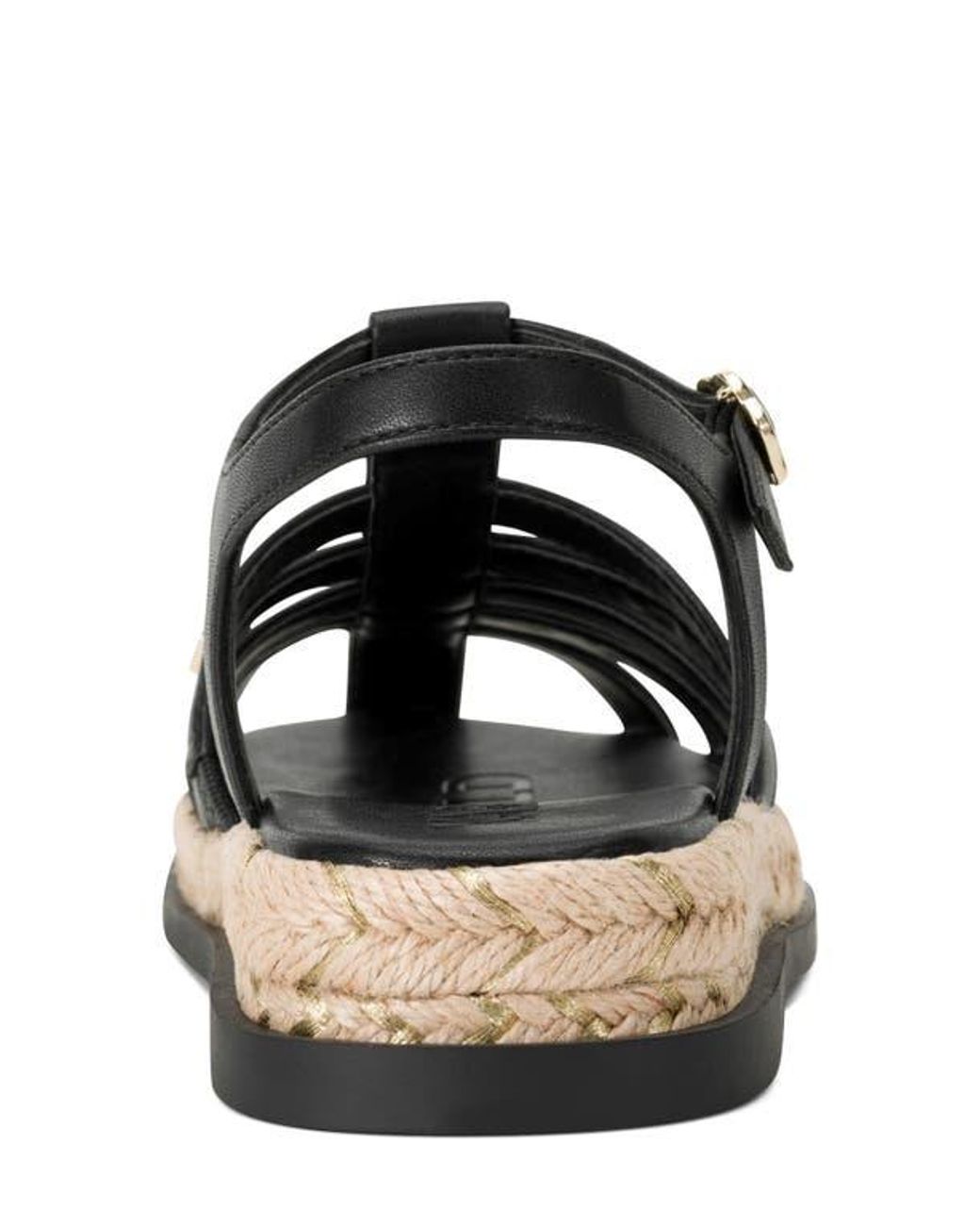 KARL LAGERFELD Chaselyn Fisherman Sandal in Black | Lyst