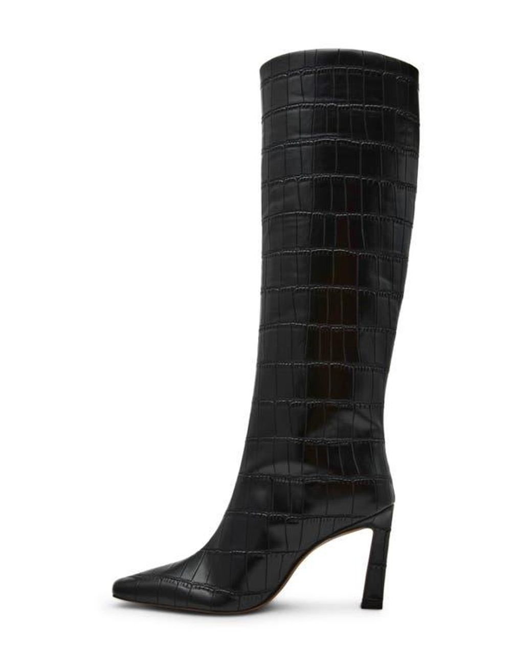 Steven New York Sanaa Knee High Boot in Black | Lyst