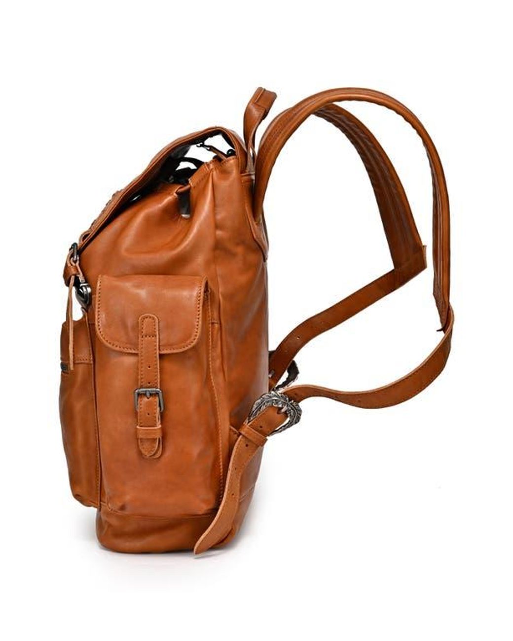 Old Trend Bryan Leather Backpack in Brown | Lyst