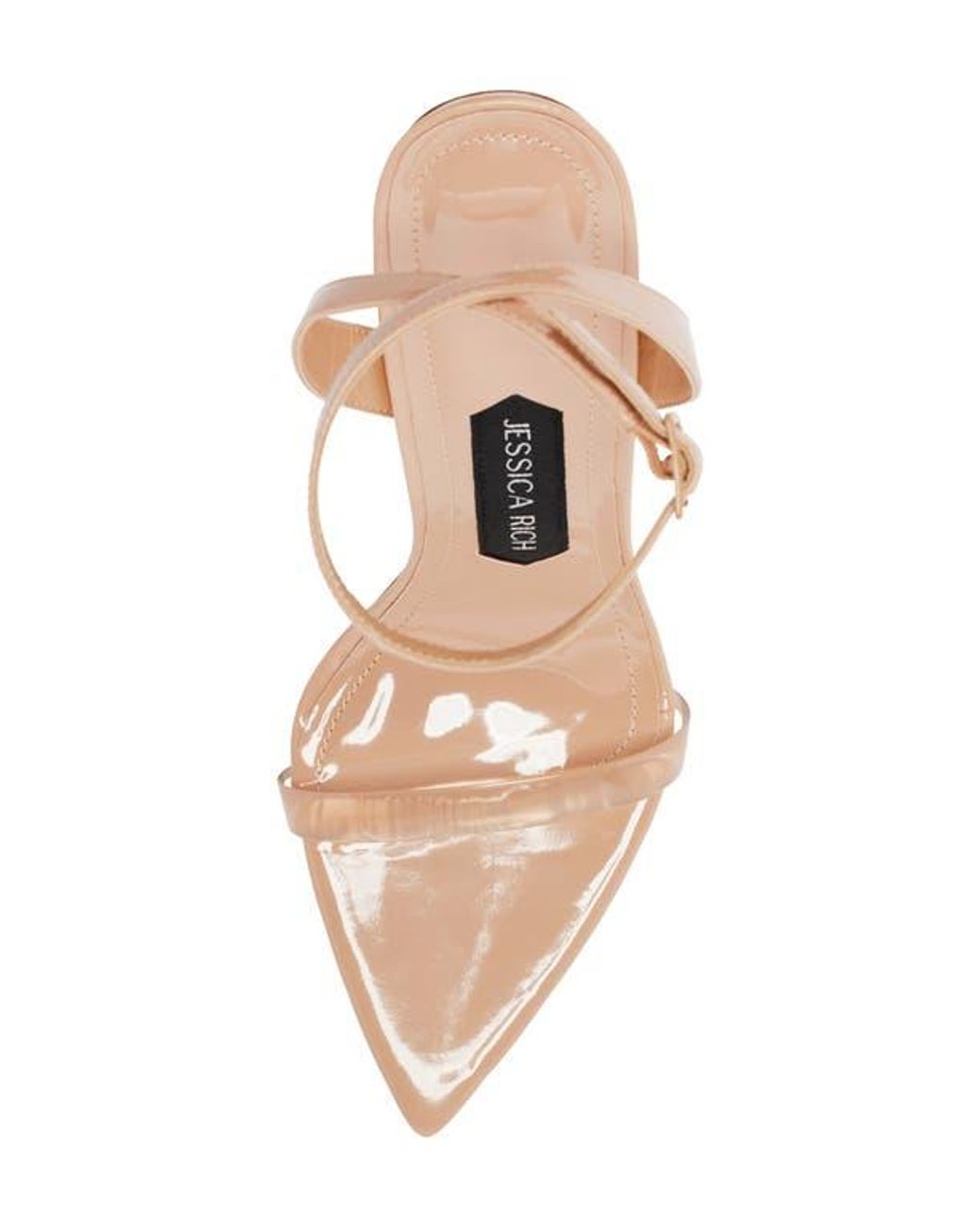 Jessica Rich Translucent Wedge Pointy Sandals in Pink | Lyst Jessica Rich Translucent Wedge Pointy Sandals in Pink | Lyst