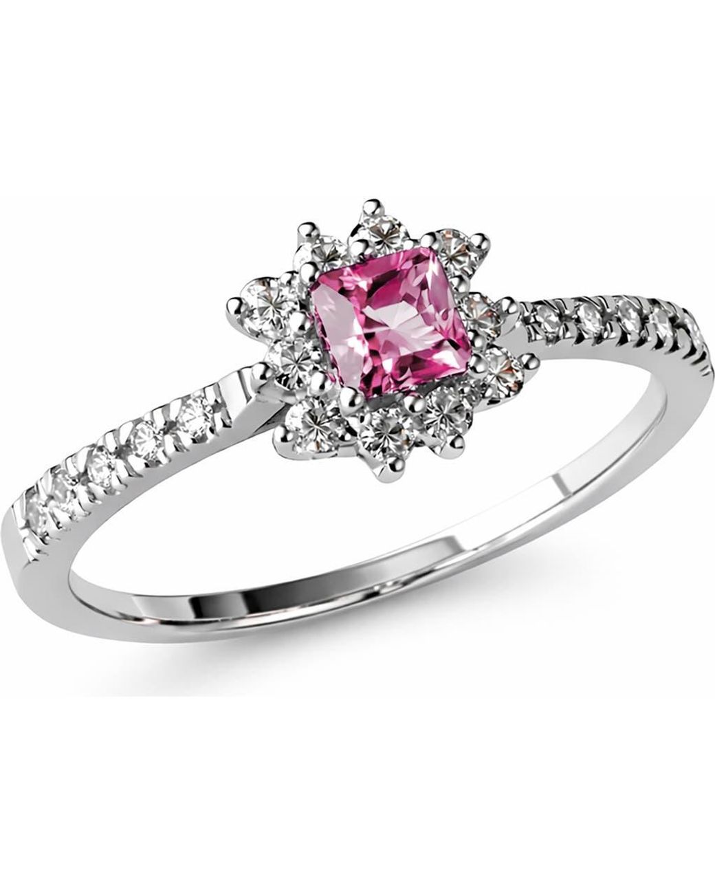 House of Frosted Aliza Topaz Ring in Metallic | Lyst