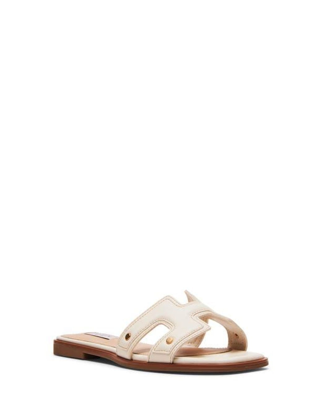 Steven New York Harlien Slide Sandal in Pink | Lyst