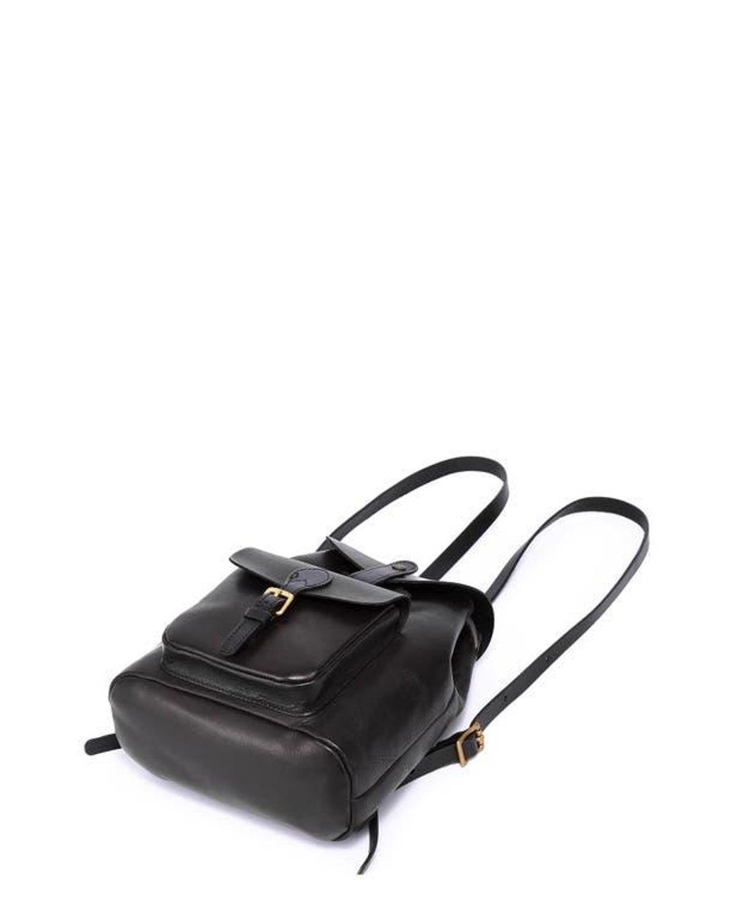 Old Trend Isla Small Leather Backpack in Black | Lyst