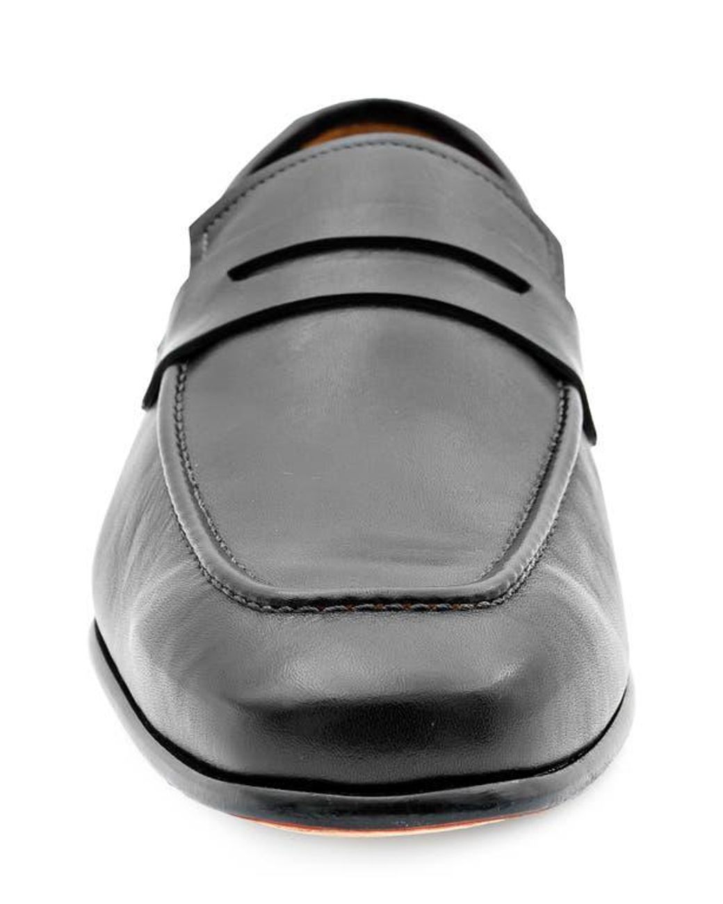 Mezlan Patina Penny Loafer in Gray for Men | Lyst