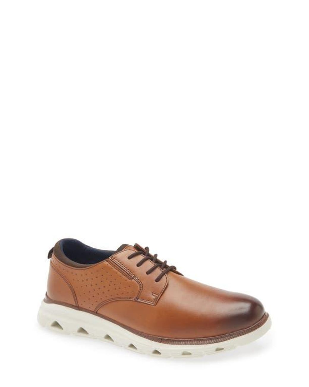 Johnston & Murphy Jenkins Plain Toe Derby in Brown for Men | Lyst