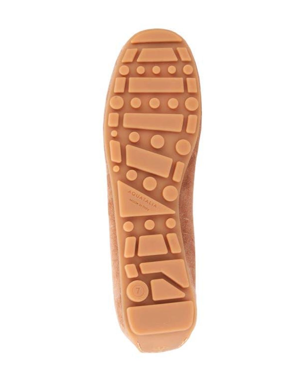 Aquatalia Qaitlin Moc Toe Weatherproof Slip-On Shoe in Pink | Lyst