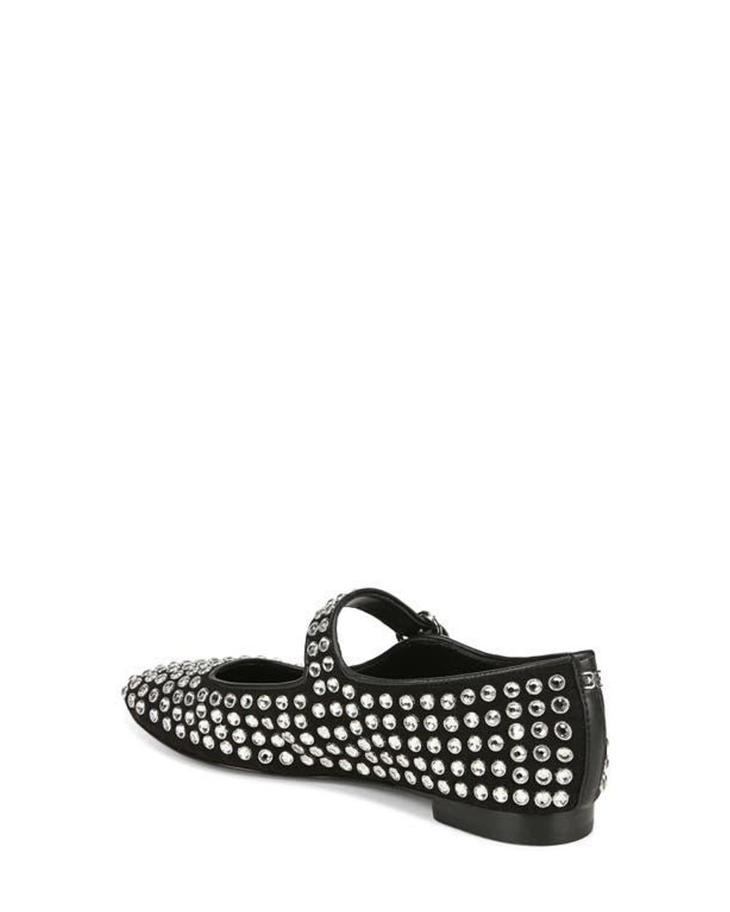 Sam Edelman Suede Square Toe Mary Janes in Black | Lyst