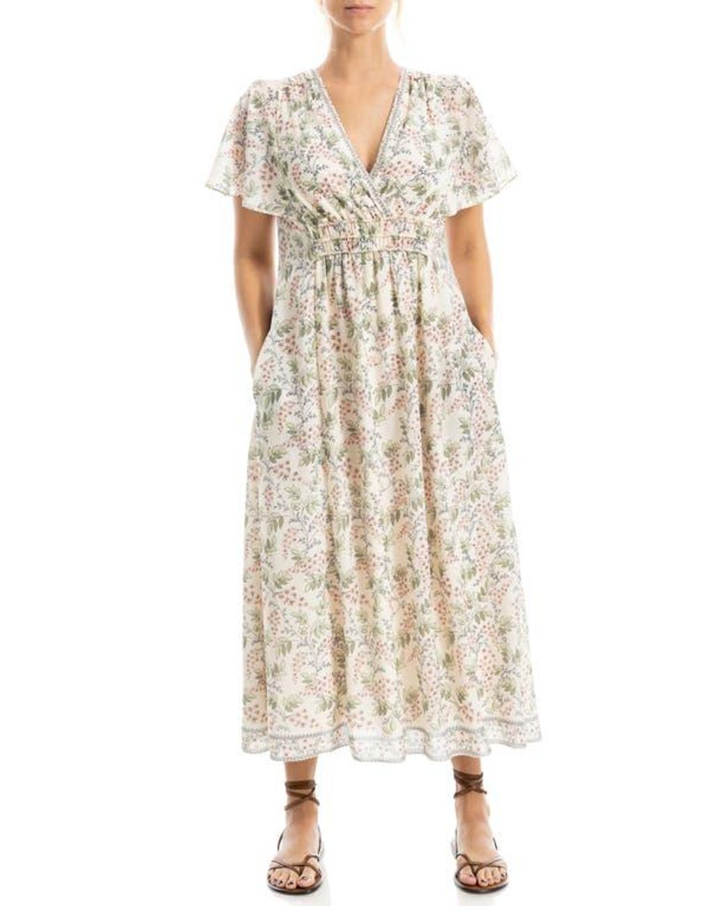 Great Description About Max Studio Flutter Sleeve Dress