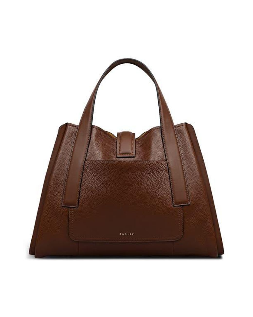 Radley Sloane Mews Medium Leather Satchel in Brown | Lyst