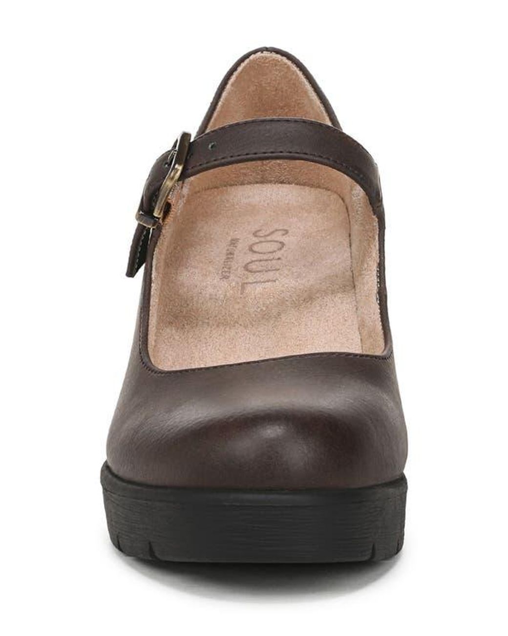 Naturalizer Adore Mary Jane Wedge Pump in Black | Lyst
