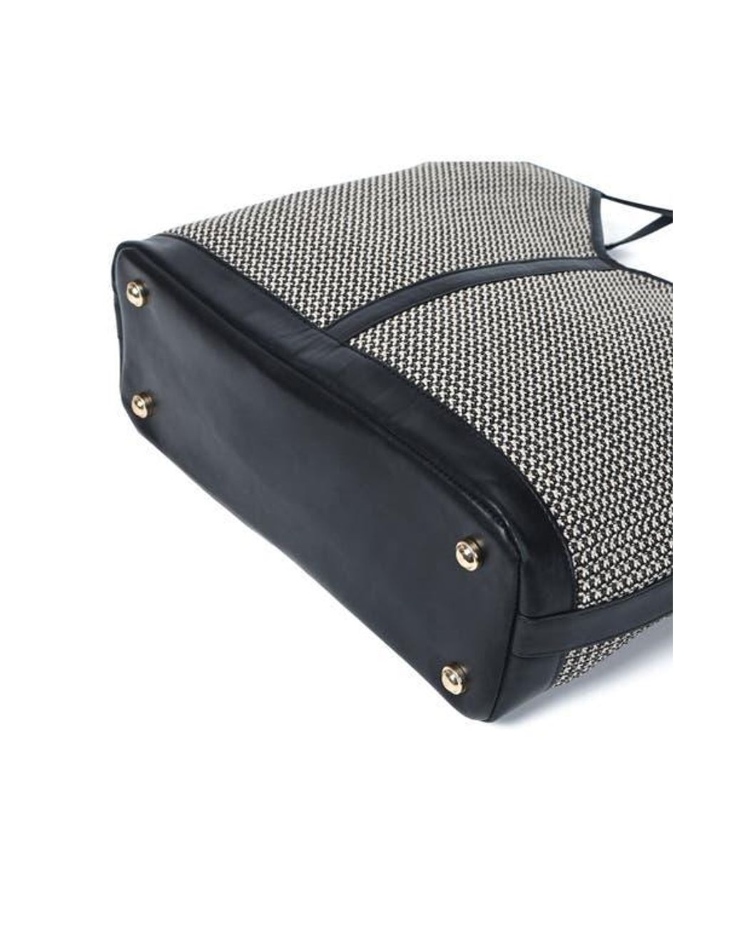 Jelavu Liliana Woven Raffia & Leather Tote Bag in Gray | Lyst