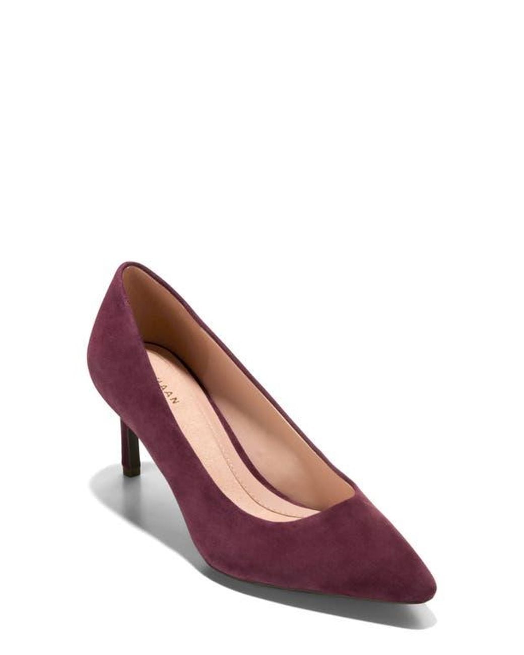 Cole Haan The Go-To Janey Pointed Toe Pump in Purple | Lyst