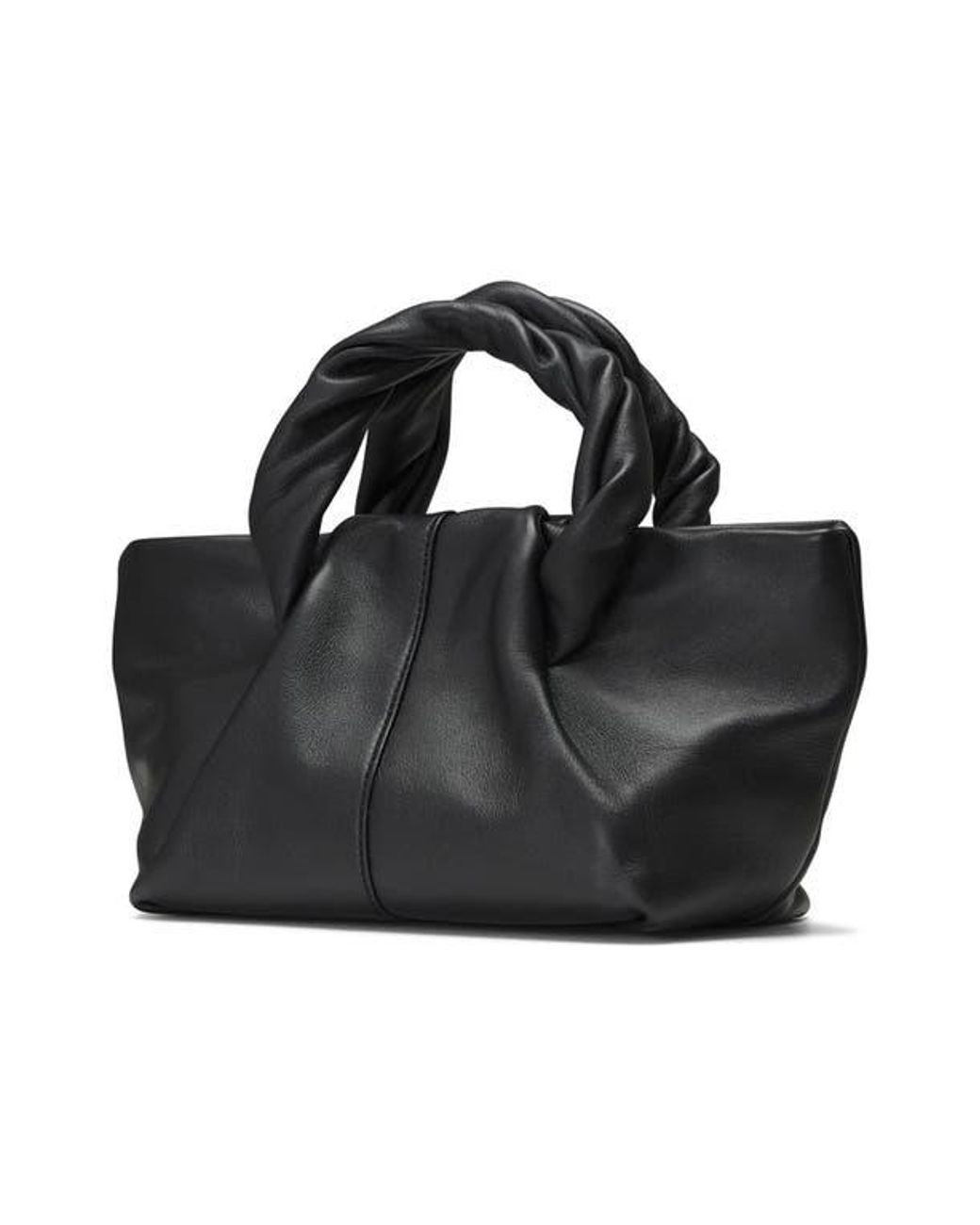 orYANY Cozy Small Leather Tote Bag in Black | Lyst