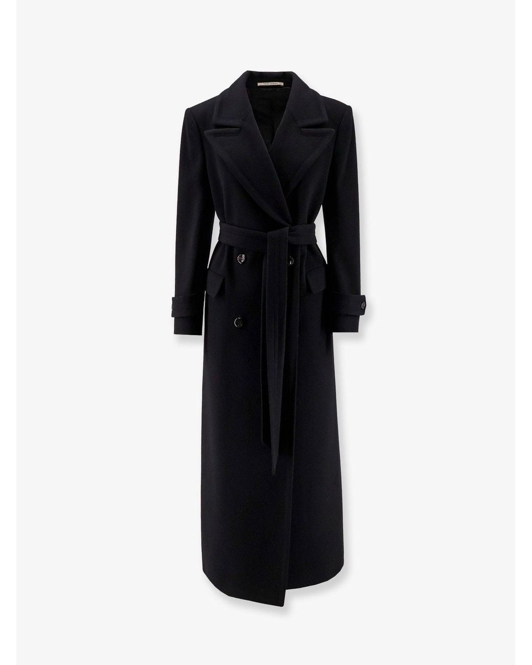 Tagliatore Julia Double-Breasted Wool And Cashmere Coat in Black | Lyst UK