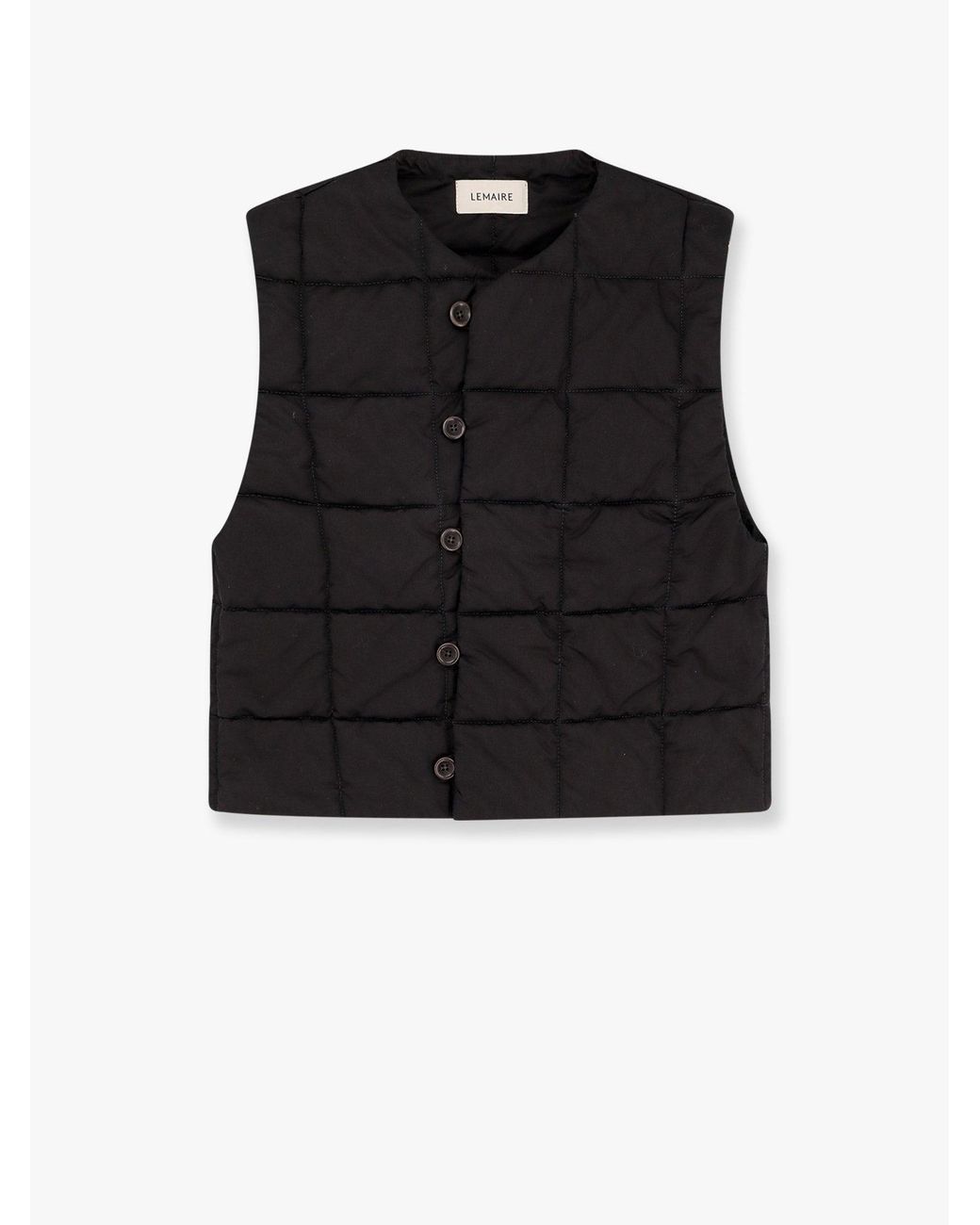 Lemaire Wadded in Black | Lyst