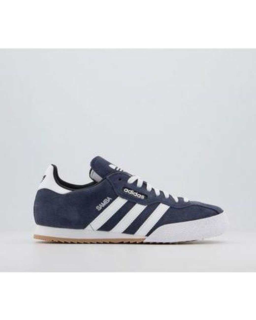 adidas Samba Super Suede in Blue for Men - Lyst