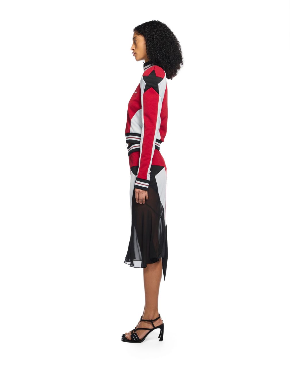 Off-White c/o Virgil Abloh Track Star Jacket in Red | Lyst