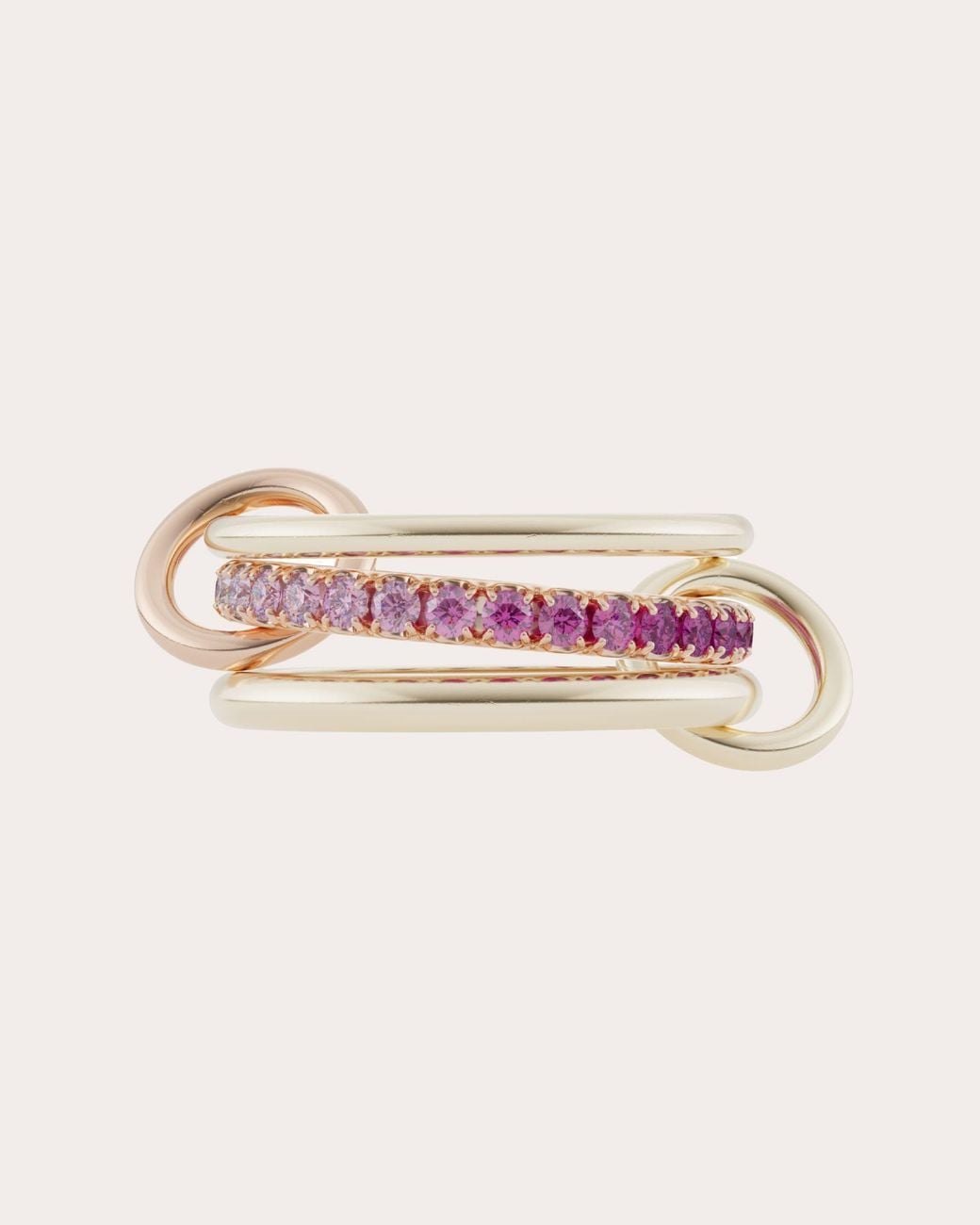 Spinelli Kilcollin Sapphire & 18K Petunia Ombré Ring in Pink | Lyst