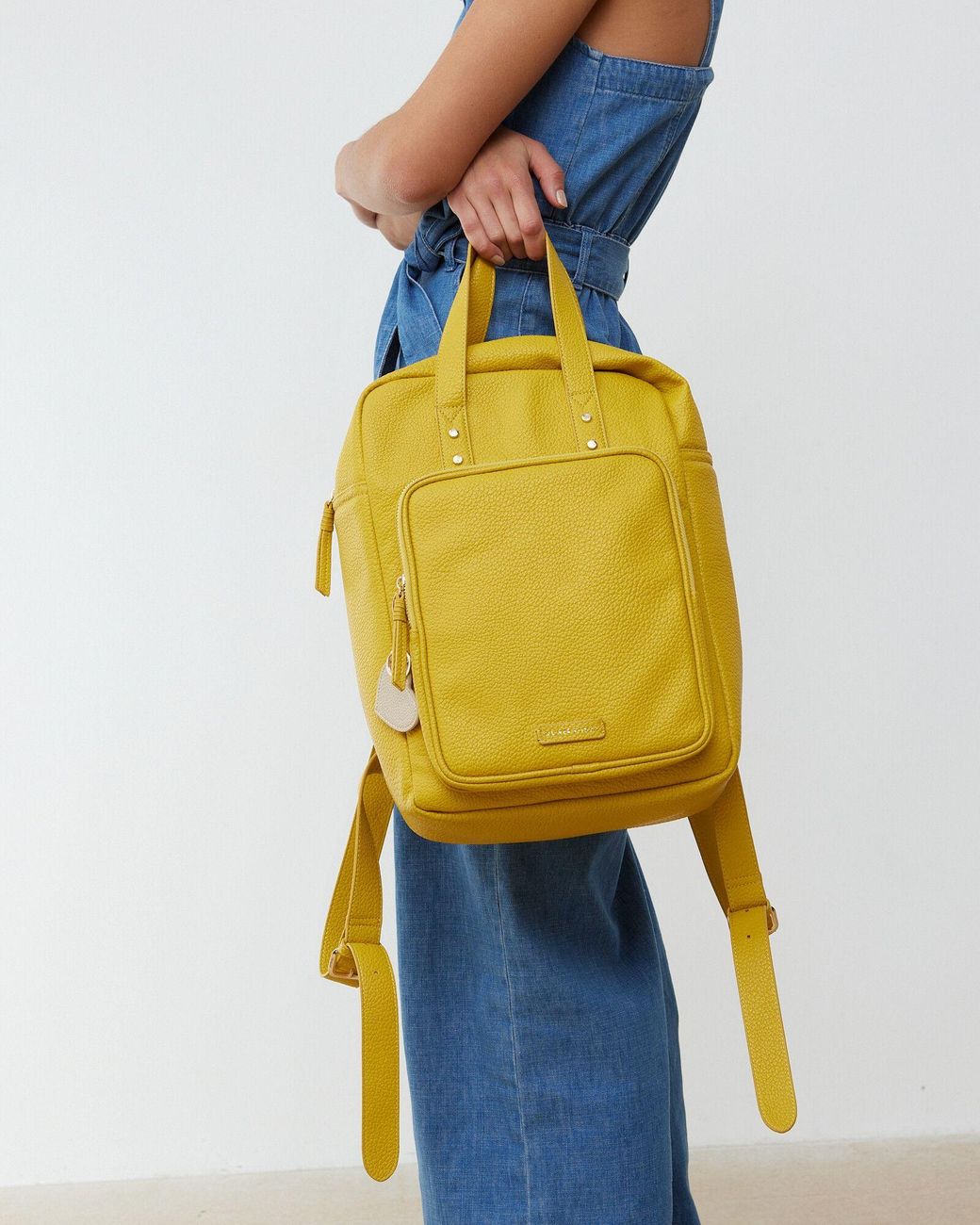 Oliver Bonas Mami Yellow Laptop Backpack | Lyst UK