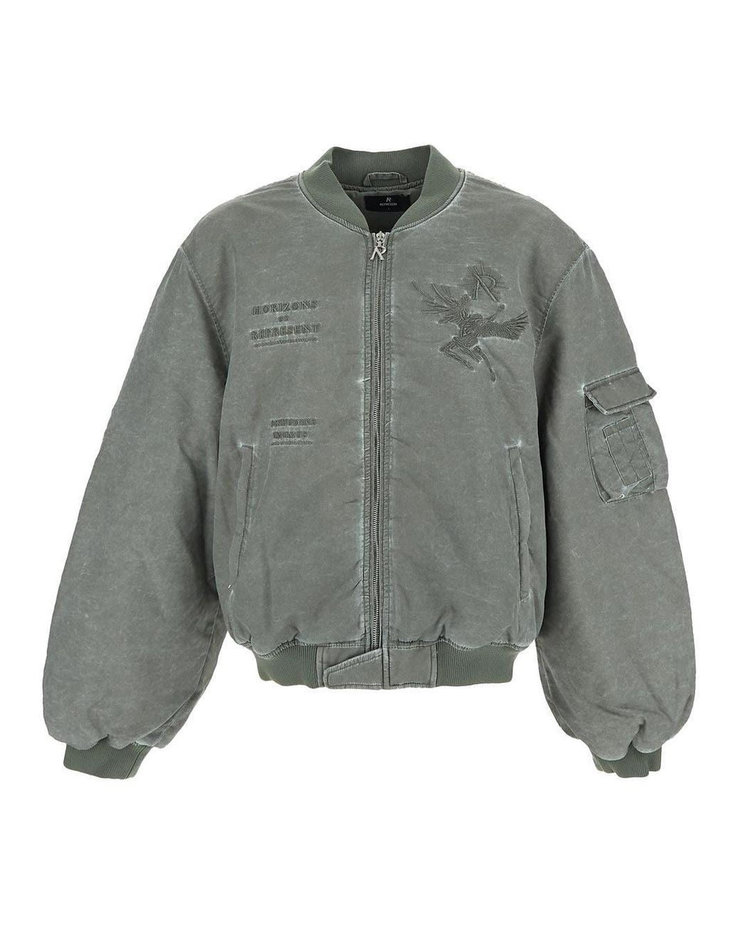 Represent Jackets in Gray for Men | Lyst