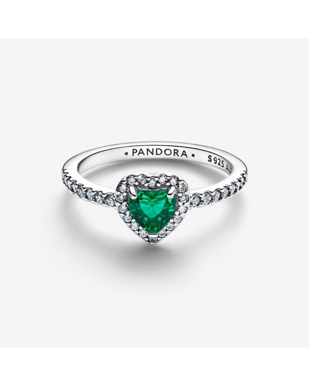 PANDORA Elevated Royal Heart Ring in Metallic | Lyst UK