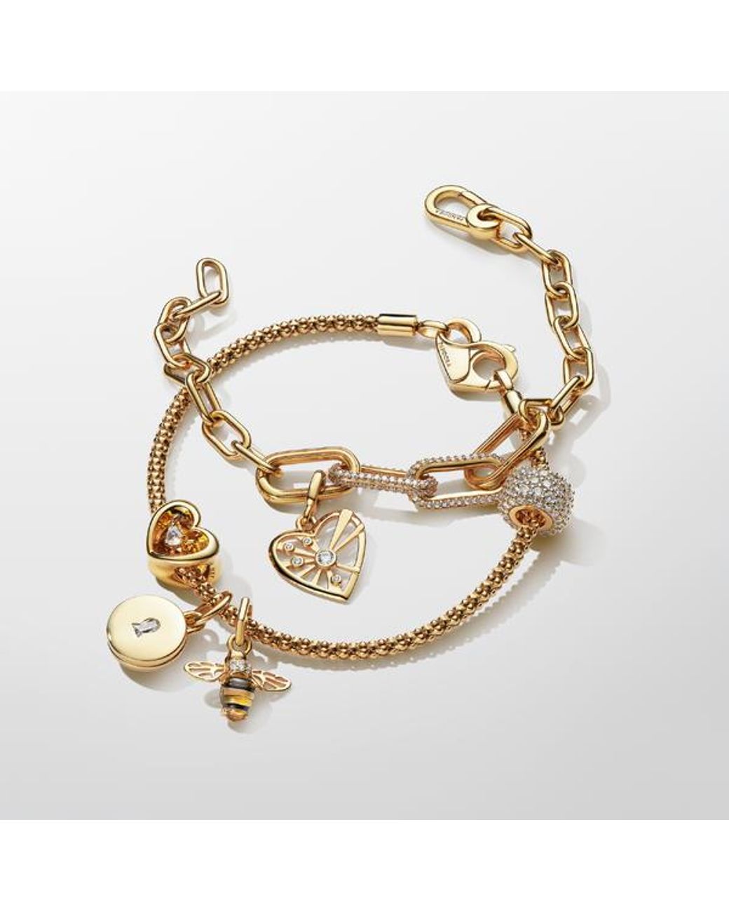 PANDORA Openable & Engravable Love Locket Dangle Charm in Metallic ...