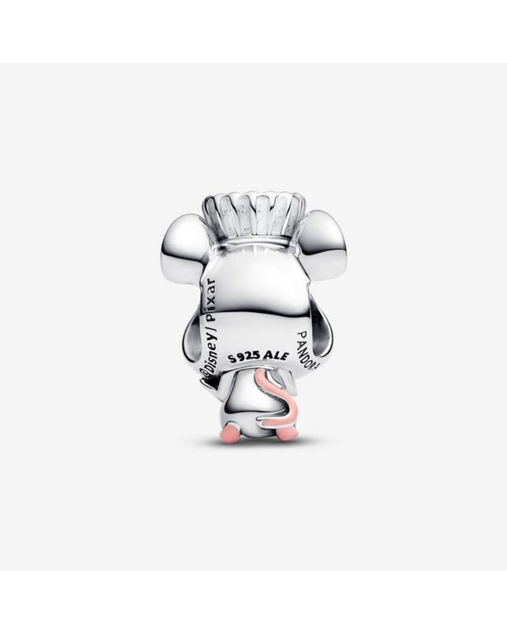 PANDORA Disney Pixar Ratatouille Remy Charm in White | Lyst UK