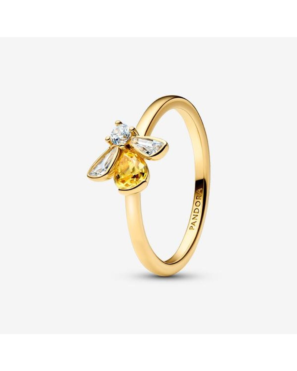 PANDORA Honey Bee Ring in Metallic | Lyst UK