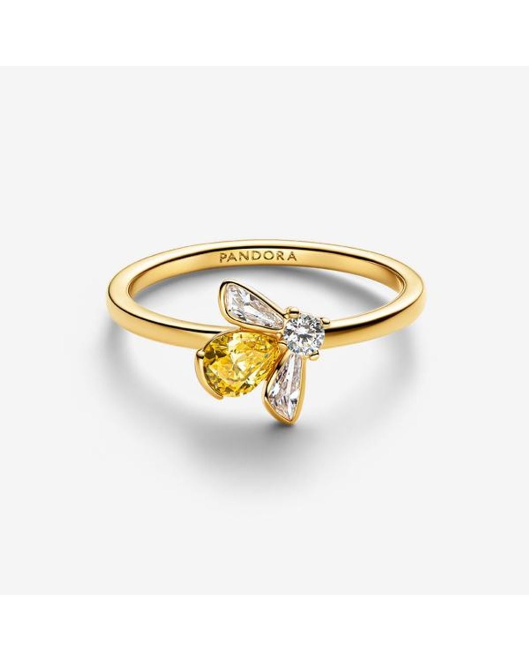 PANDORA Honey Bee Ring in Metallic | Lyst UK