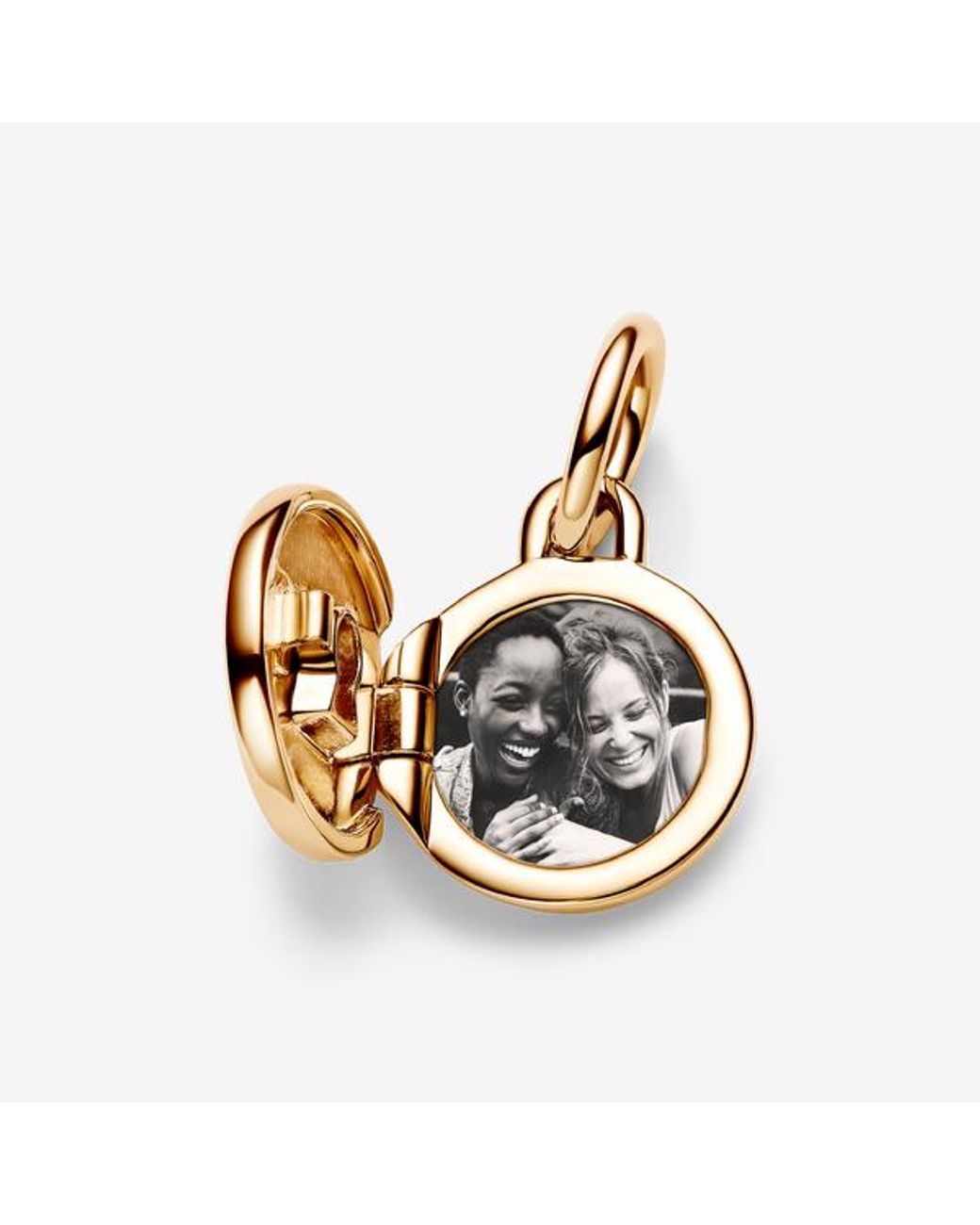 PANDORA Openable & Engravable Love Locket Dangle Charm in Metallic ...