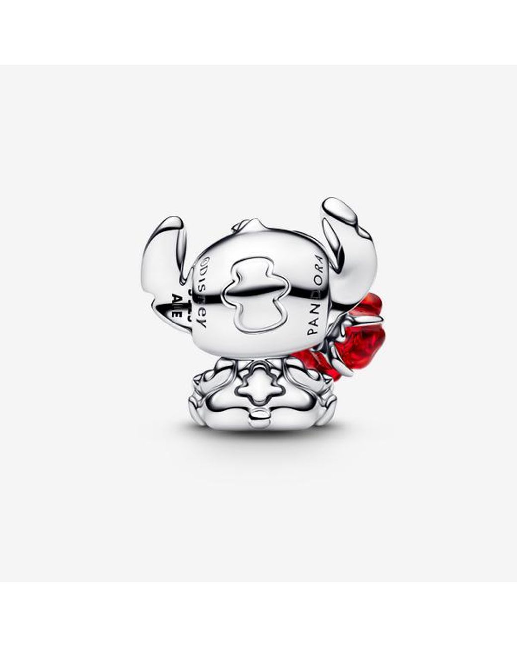 PANDORA Disney Stitch Rose Murano Glass Charm in White | Lyst UK