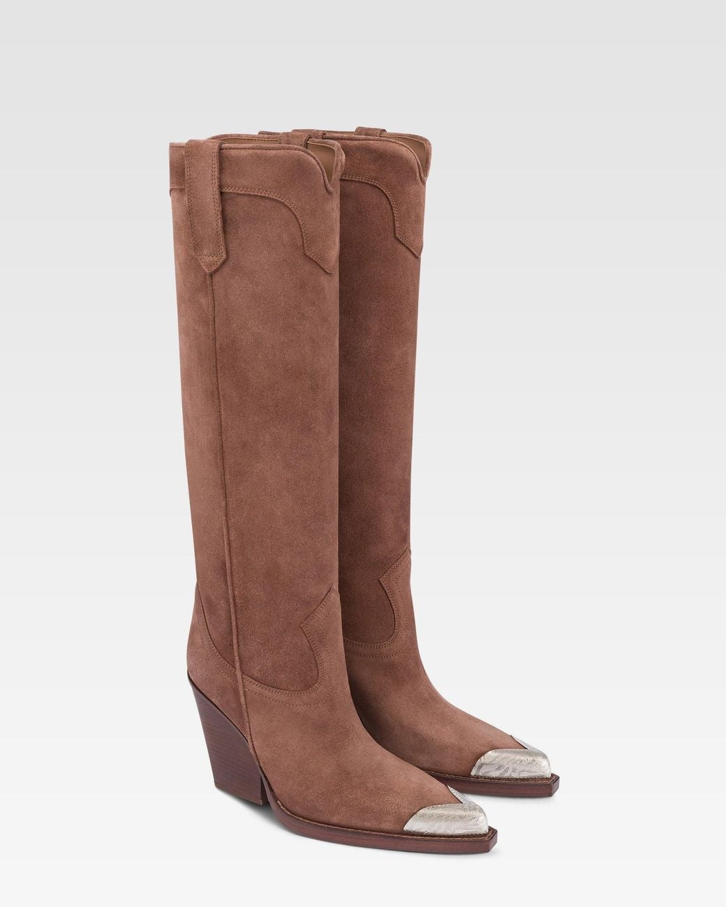 Paris Texas Texan Boots in Brown | Lyst