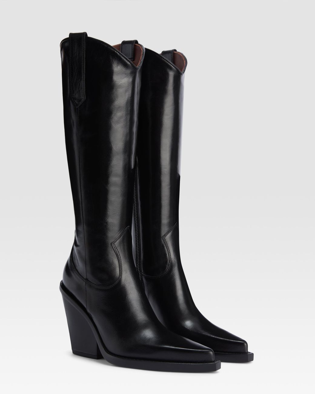 Paris Texas Texan Boots in Black | Lyst