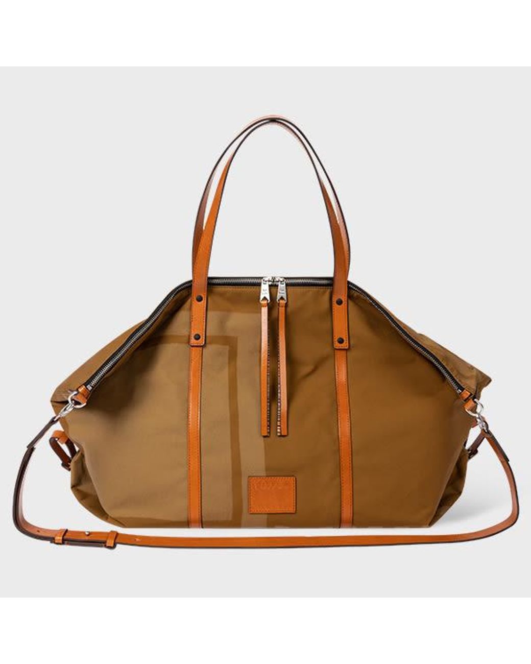 Paul Smith Canvas Holdall Bag in Brown for Men | Lyst