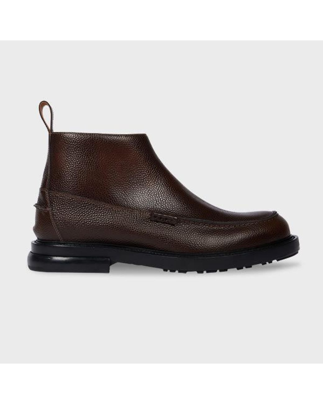 Paul Smith Leather 'Garth' Boots in Brown for Men | Lyst