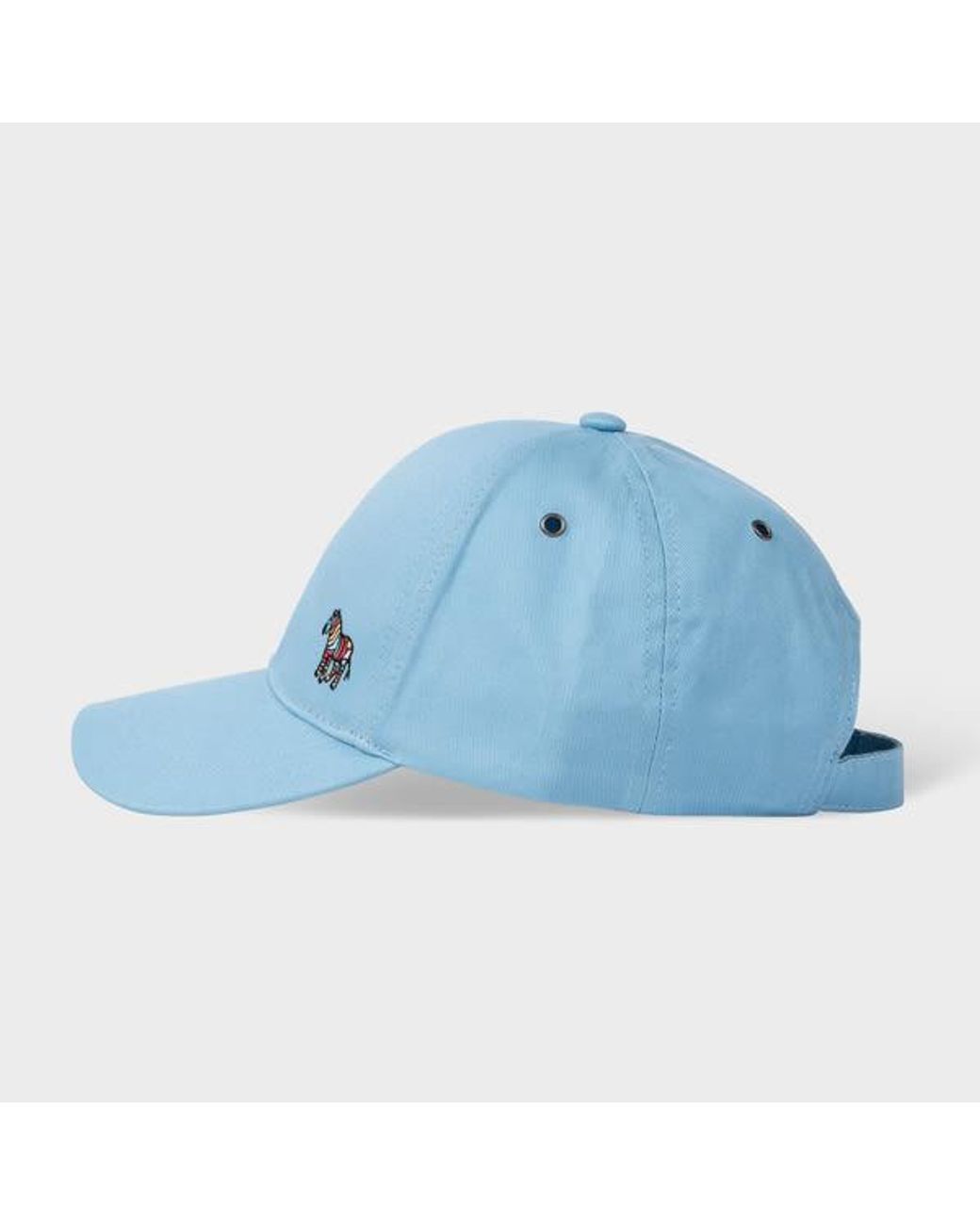Paul Smith Sky Zebra Logo Baseball Cap in Blue | Lyst