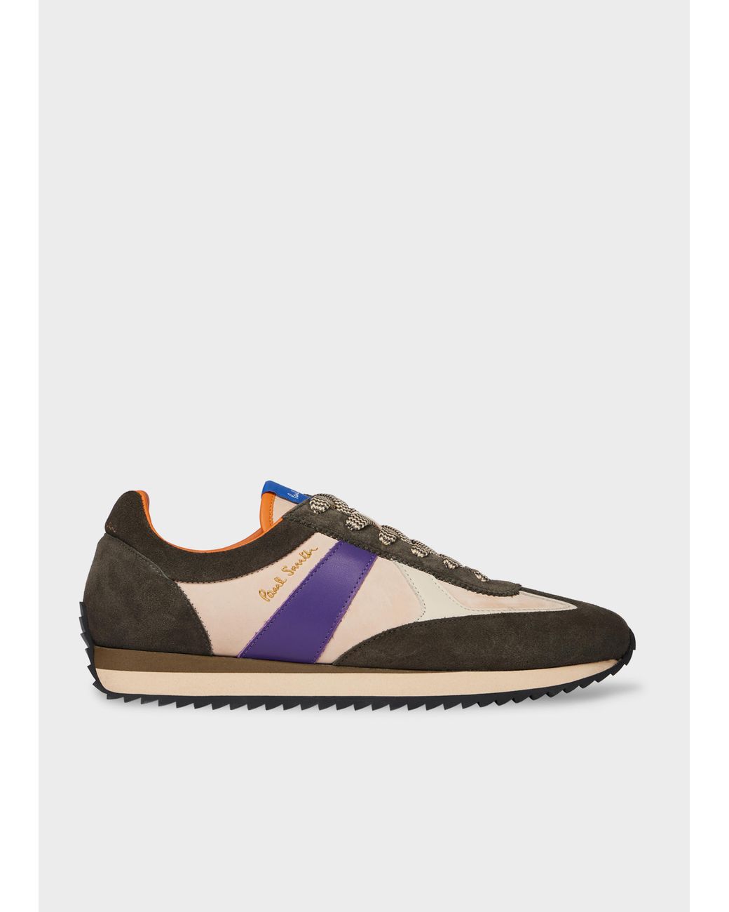 Paul Smith Khaki 'Vignola' Trainers in Blue for Men | Lyst