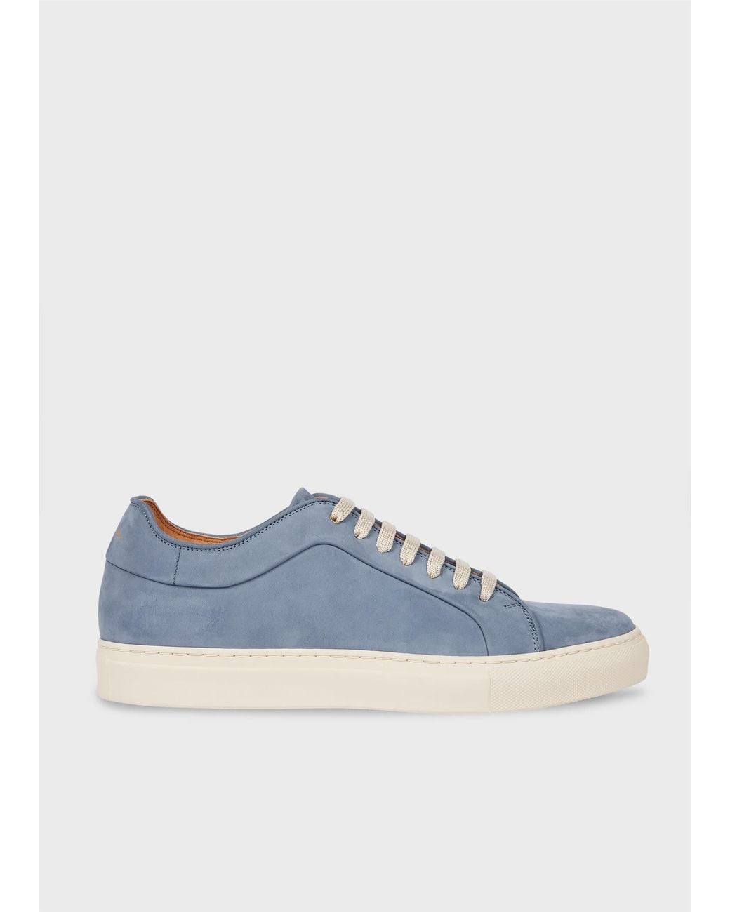 Paul Smith Light Nubuck 'Basso' Trainers in Blue for Men | Lyst