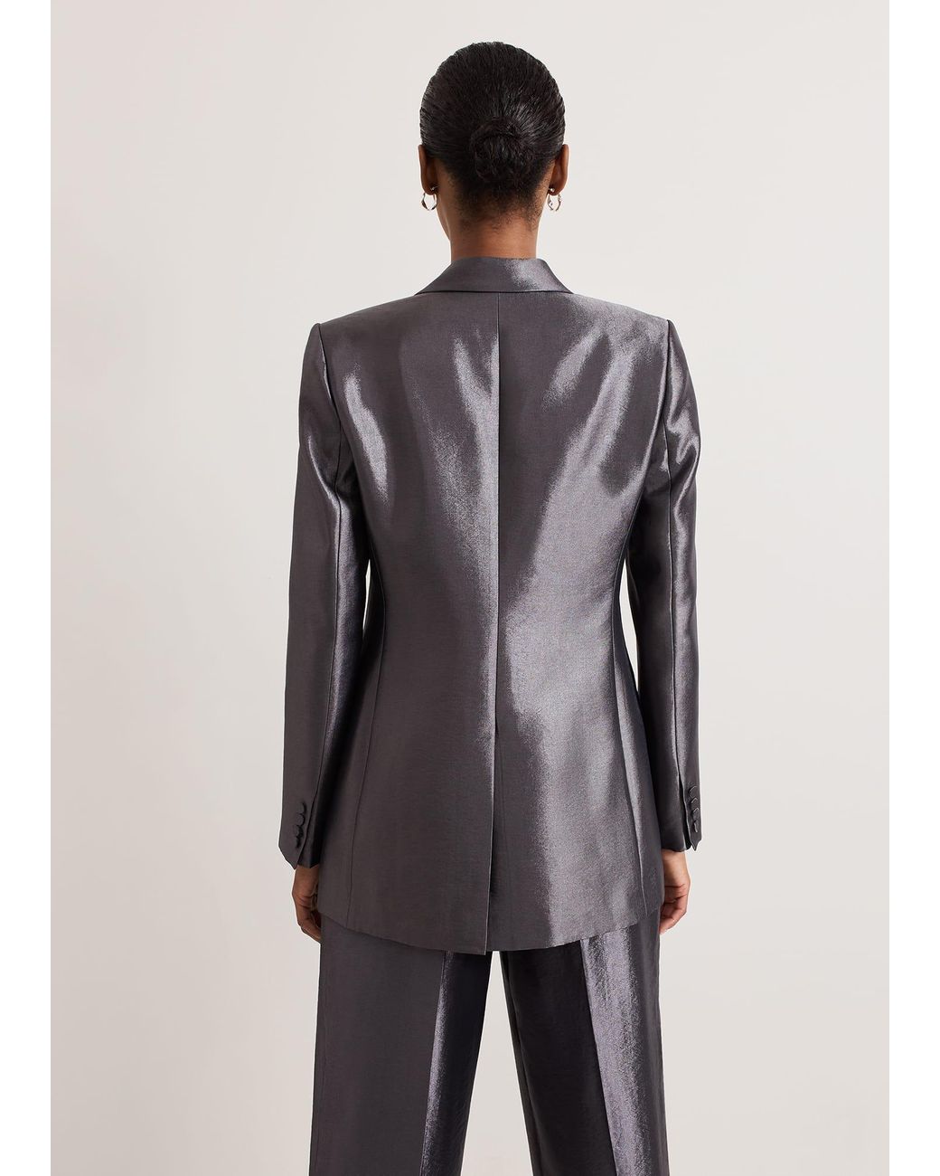 Phase Eight Sade Suit Jacket in Grey | Lyst UK